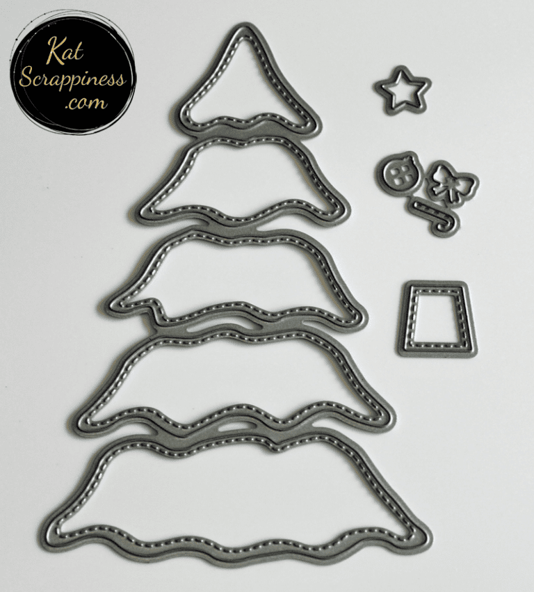 Christmas Tree Shaker | Kat Scrappiness -Card Making & Crafting Blog