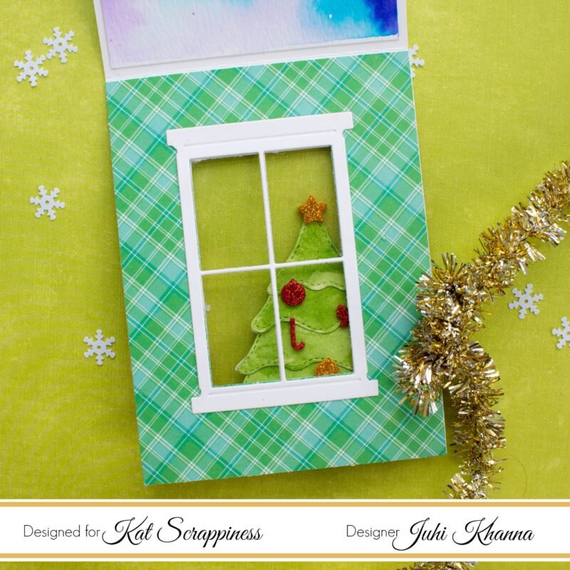 Christmas Tree Card Two Ways | Kat Scrappiness -Card Making & Crafting Blog