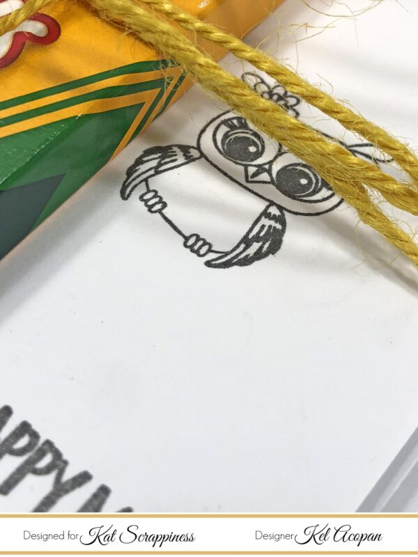 Owl Card Gift Set | Kat Scrappiness Blog