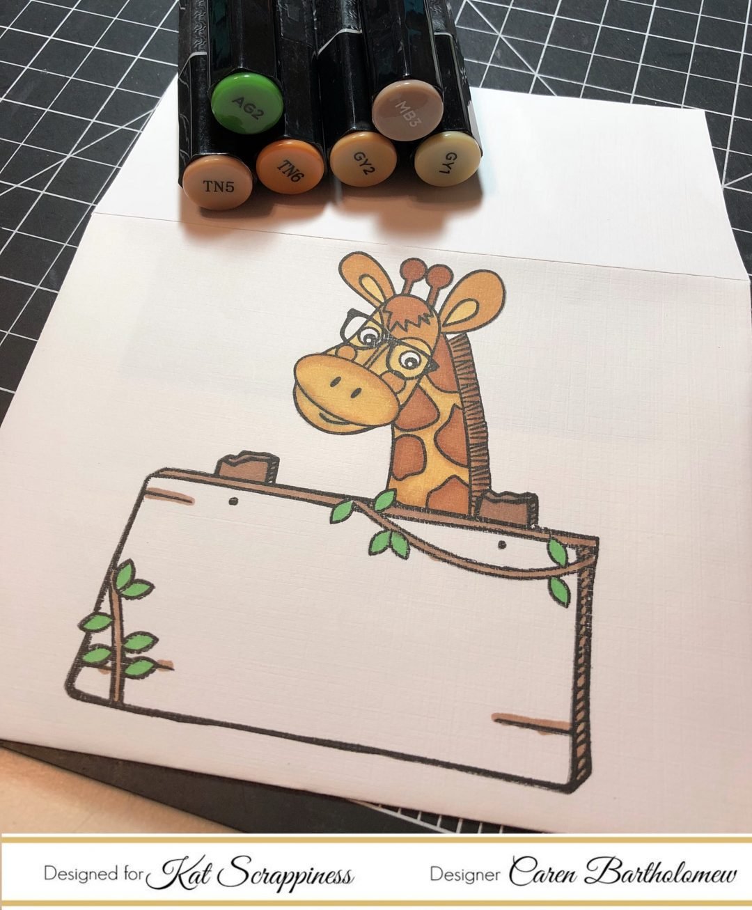 Kat Scrappiness -Card Making & Crafting Blog - Giraffe – Envelope and ...
