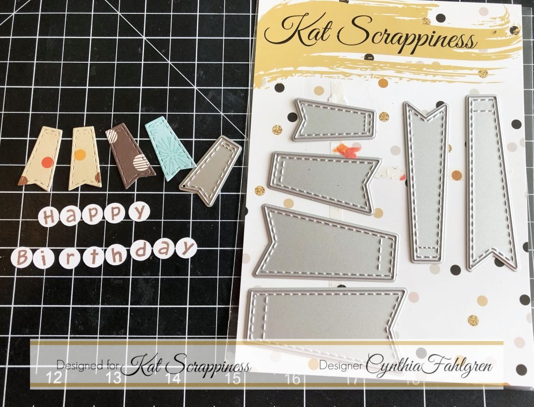 “Happy Birthday” Flag Banner Card | Kat Scrappiness -Card Making ...
