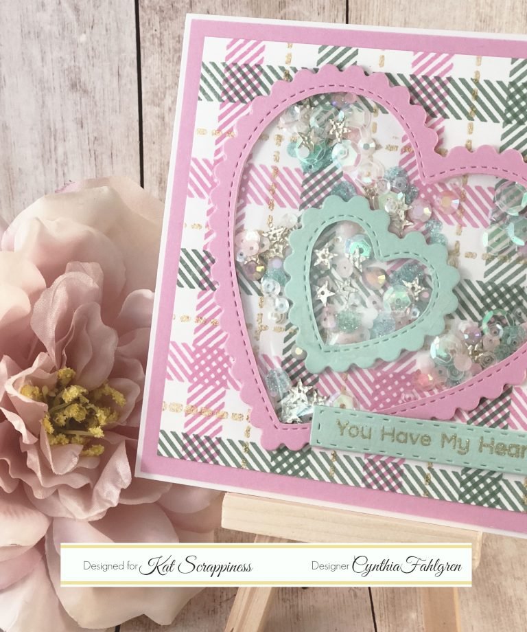 Heart-In-Heart Double Shaker Card | Kat Scrappiness -Card Making ...
