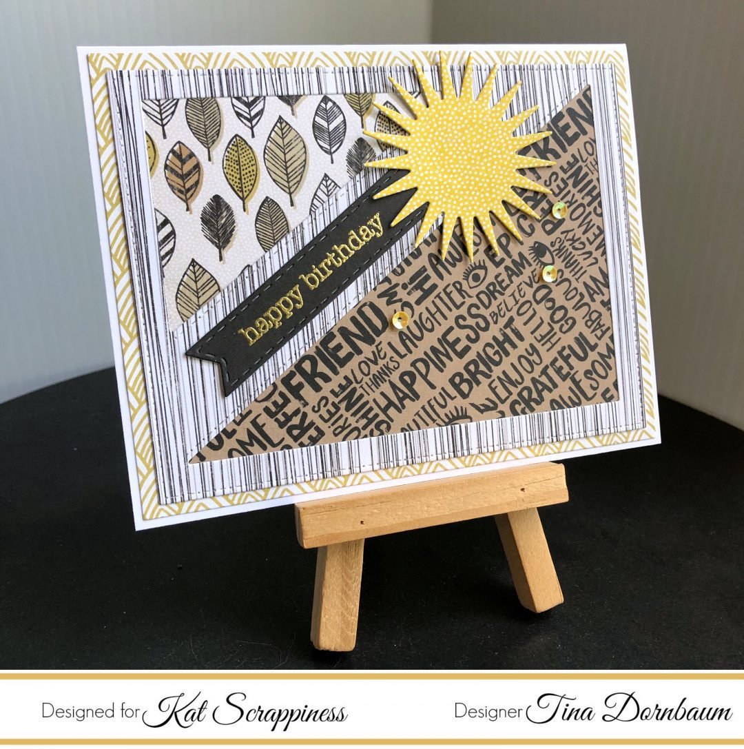 Stitched Diagonal Backdrop Die Card | Kat Scrappiness -Card Making ...