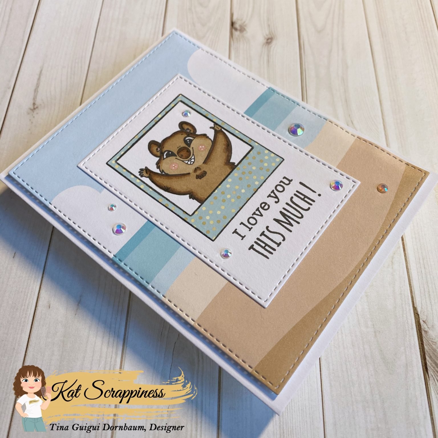 I Love You This Much! Card | Kat Scrappiness -Card Making & Crafting Blog