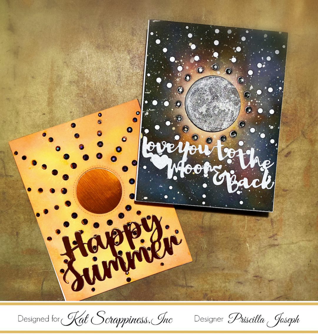 Summer Sun Spot Cards | Kat Scrappiness Blog