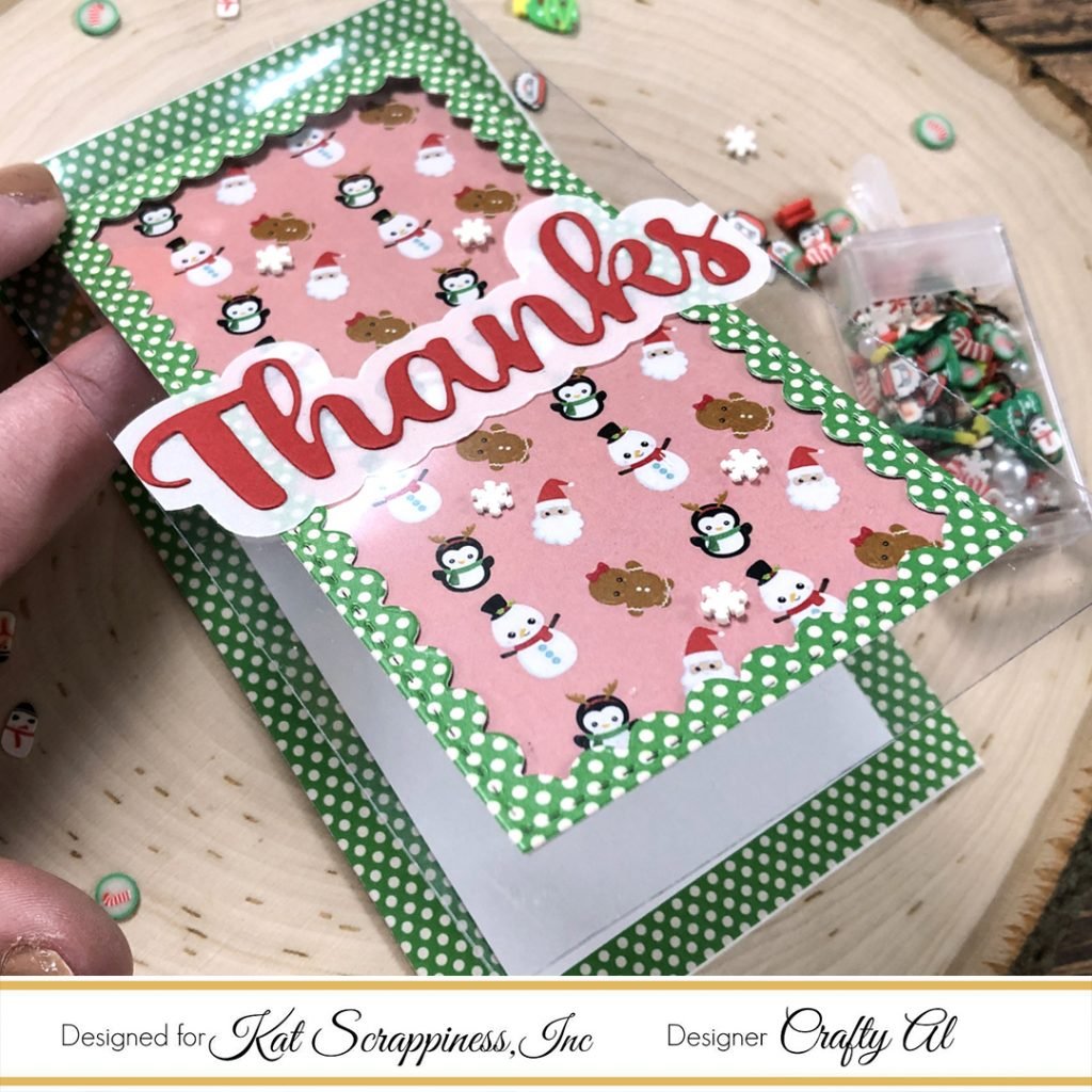Mini Slimline Clear Thank You Card | Kat Scrappiness -Card Making ...