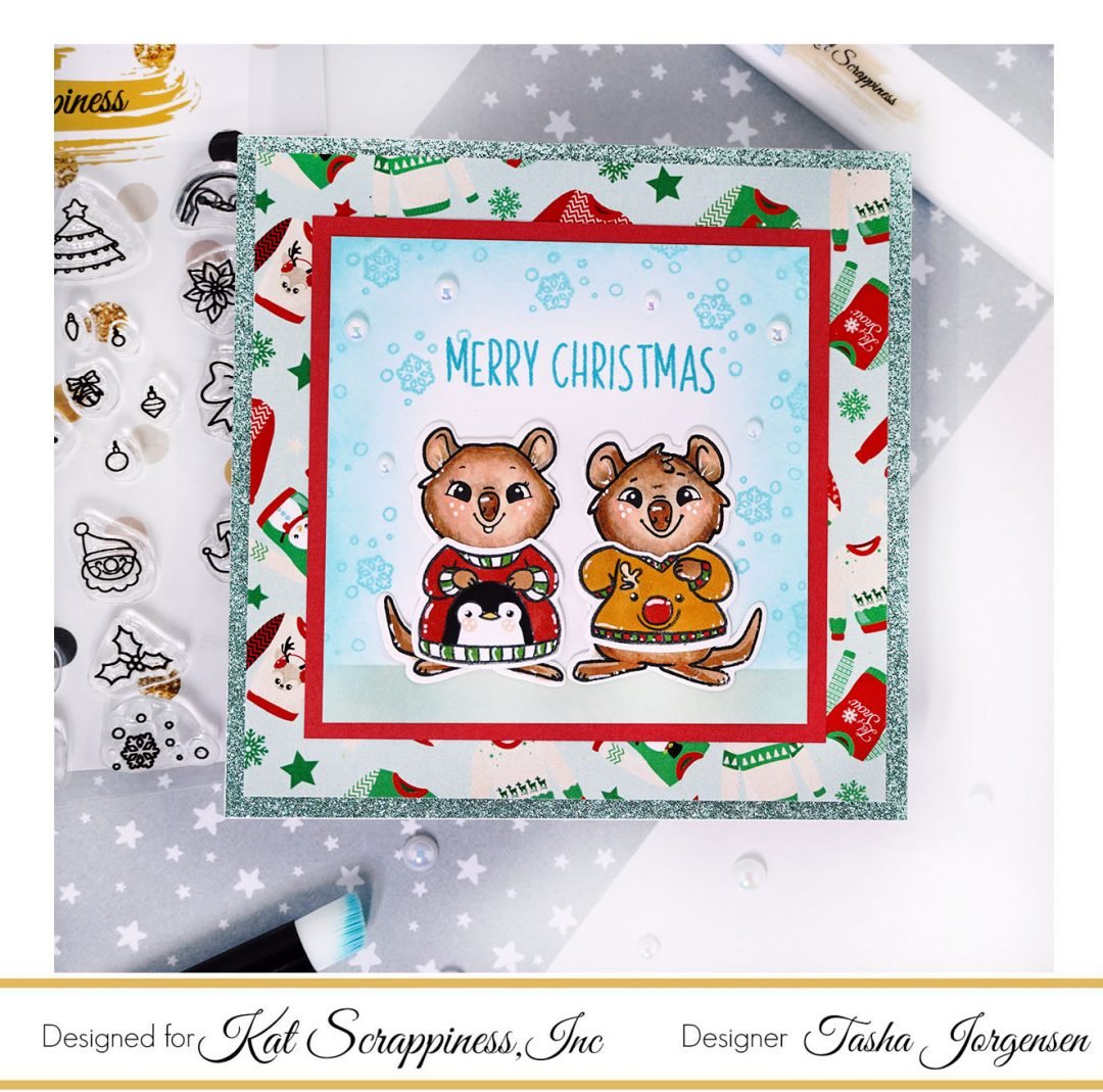 Merry Christmas Quokka Card | Kat Scrappiness -Card Making & Crafting Blog