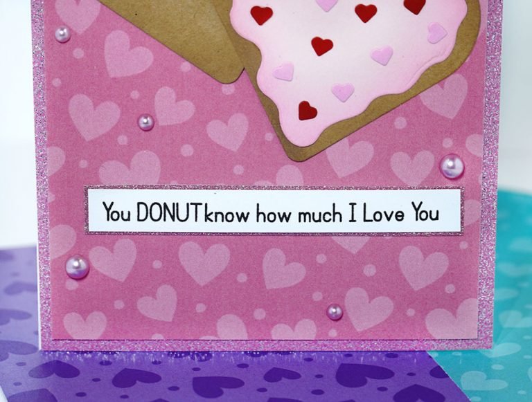 Donut Themed Valentine’s Day Card | Kat Scrappiness -Card Making ...