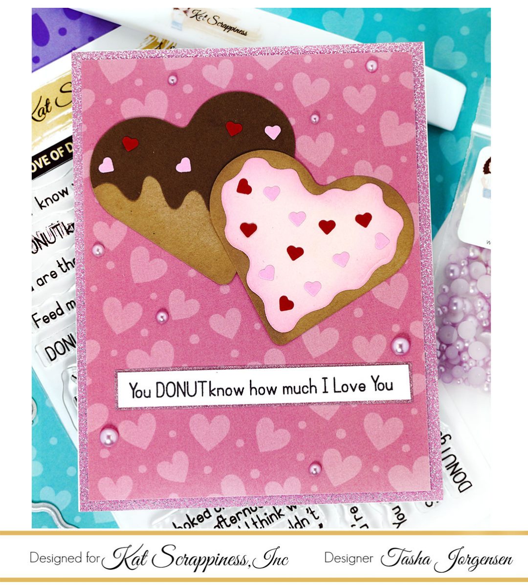 Donut Themed Valentine’s Day Card | Kat Scrappiness Blog
