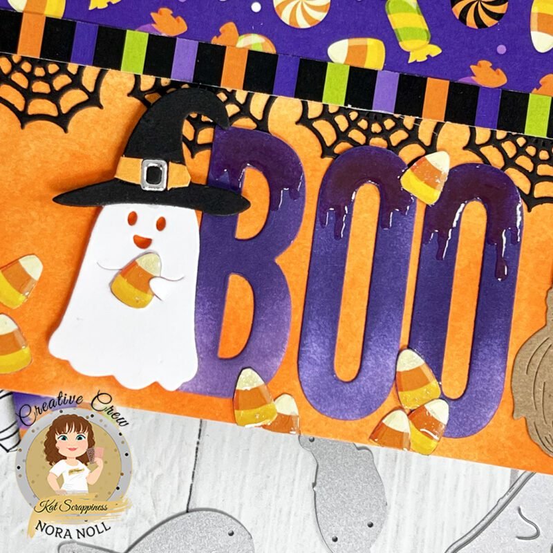 Kat Scrappiness Blog - A Halloween Boo! Card | Kat Scrappiness Blog
